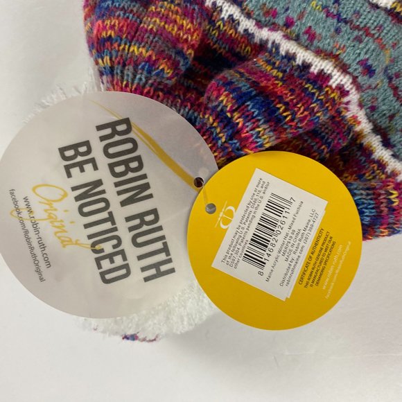 Robin Ruth | Accessories | New Robin Ruth Maine Knit Beanie Trapper Hat ...